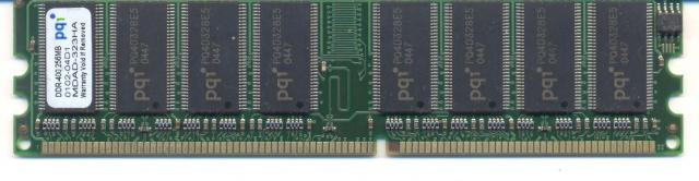 RAM pqi DDR-400 256 MB
