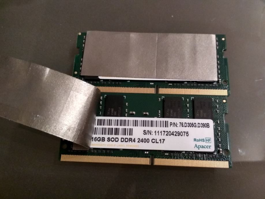 RAM SODIMM, 2 x 16GB DDR4 2400, CL17