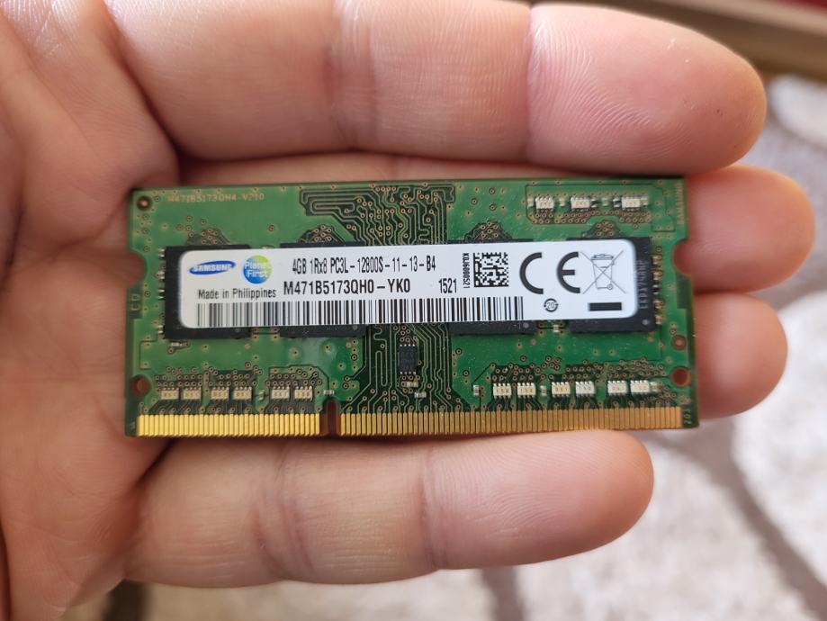 Samsung DDR3 SO-DIMM 4GB memorija za laptop