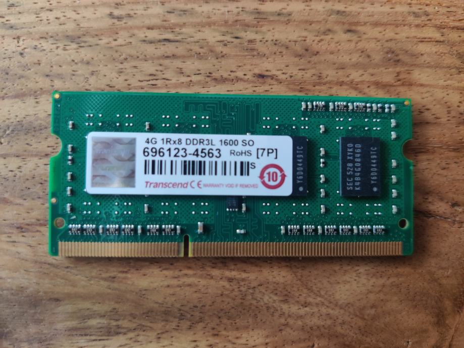 transcend 4G 1Rx8 DDR3L 1600 SO-DIMM