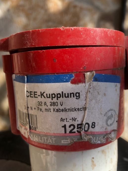 Produžni trofazni gumeni kabal