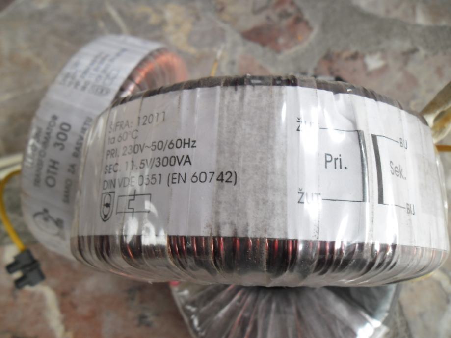 Toroidni transformator 300VA