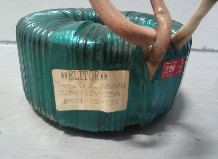 Toroidni transformator AC 230 12V 25A 300VA