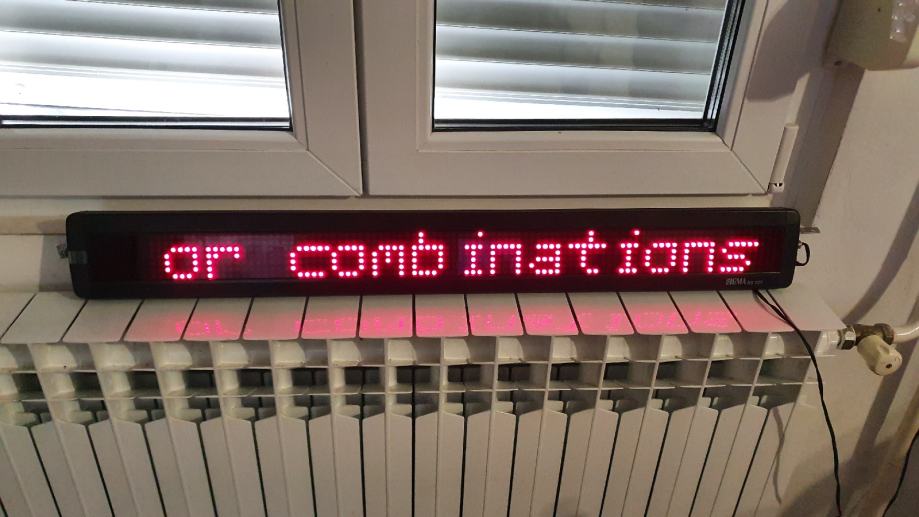 LED DISPLAY Sigma as227