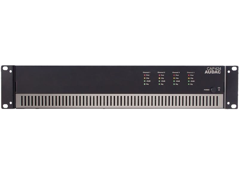 AUDAC CAP424 - 4-kanalno 100V pojačalo snage - 4 x 240 Watt