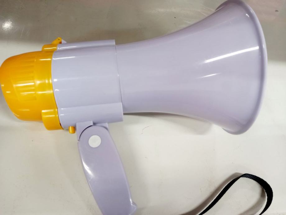 Megafon razglas - snimanje