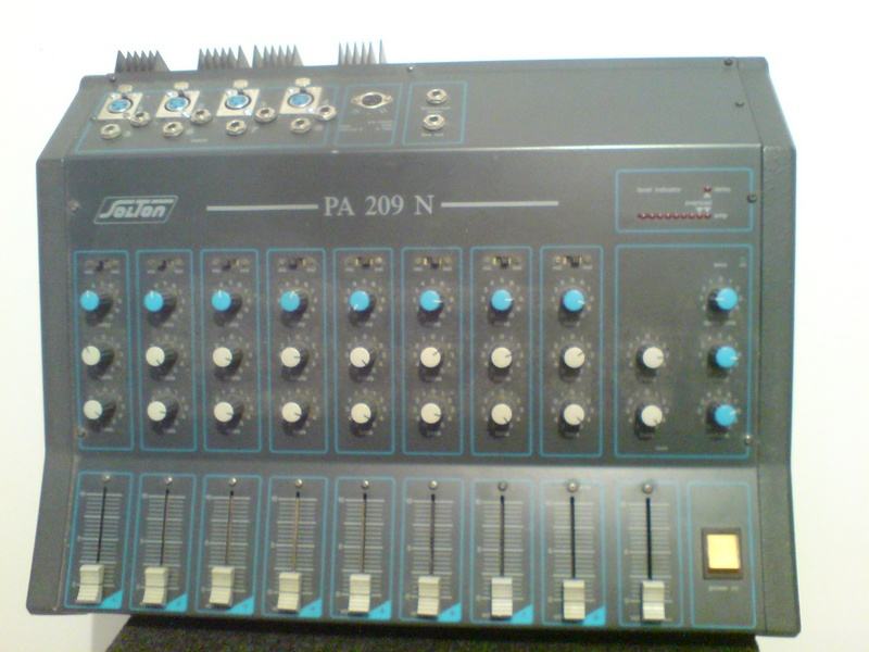 Mixer Solton PA 209 N s pojačalom 100W