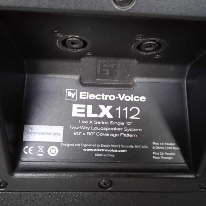 Razglas Electrovoice EV ELX112 i Dynacord F5
