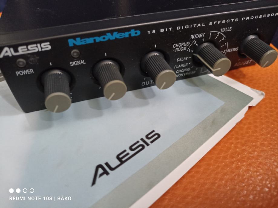 Alesis NanoVerb, efekt procesor
