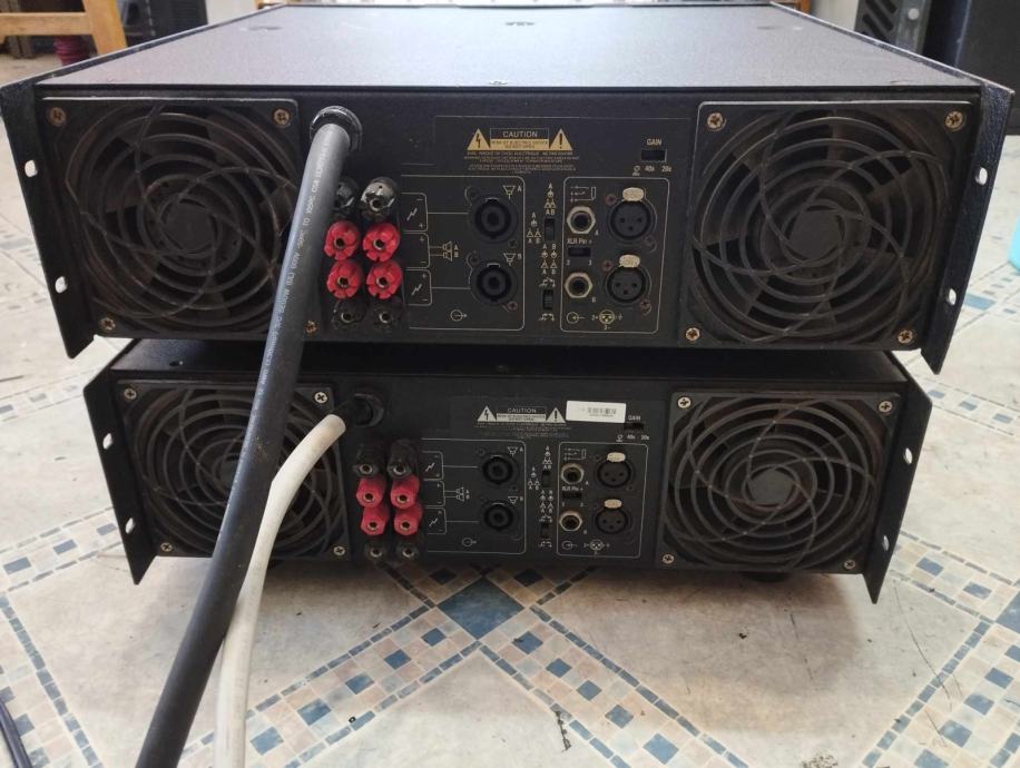 P. audio PA18 2x1800w RMS na 4 ohm