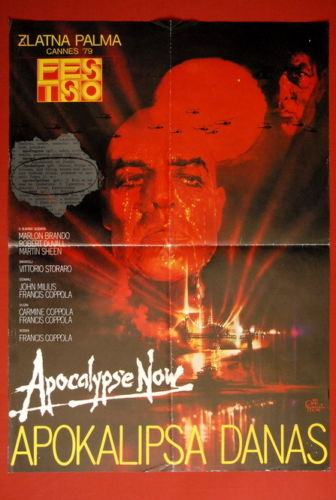 Apocalypse Now (Apokalipsa danas) F.F.Coppola poster/plakat