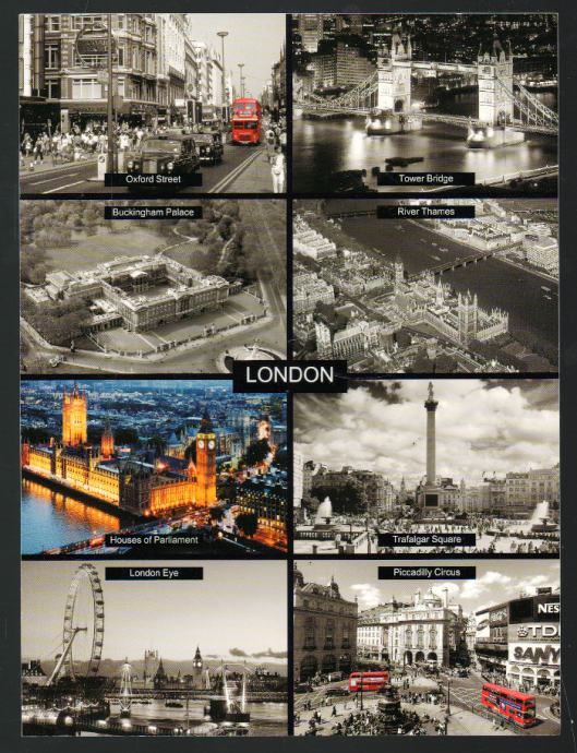 Dvije velike razglednice London
