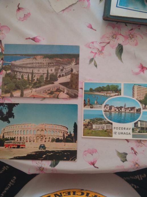 Lot od tri stare razglednice Pula i Umag
