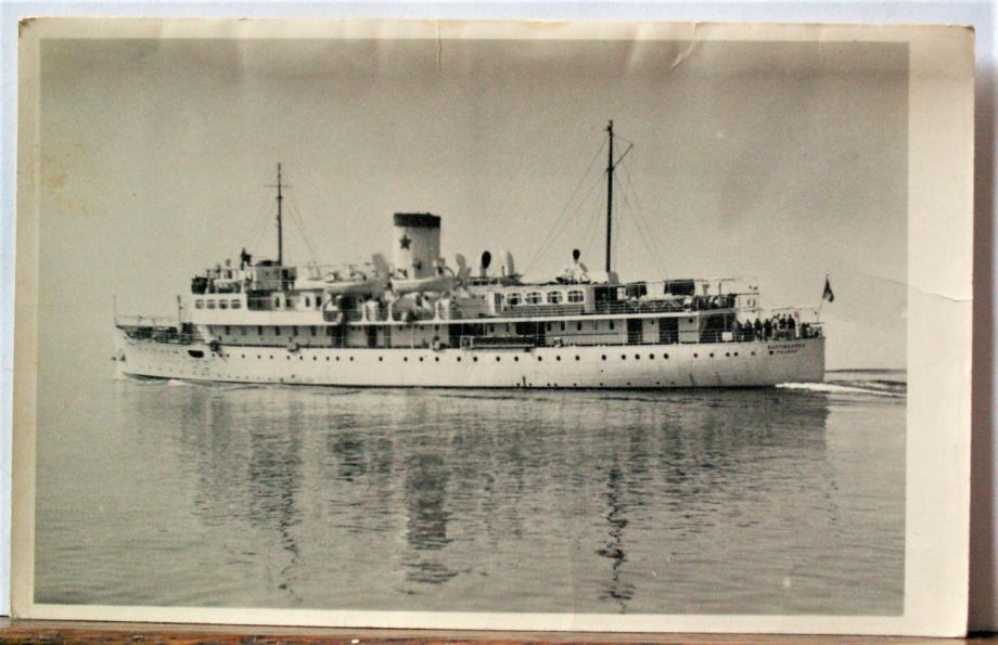 Parobrod PARTIZANKA Jadrolinija Rijeka Jugoturist221 Stara razglednica