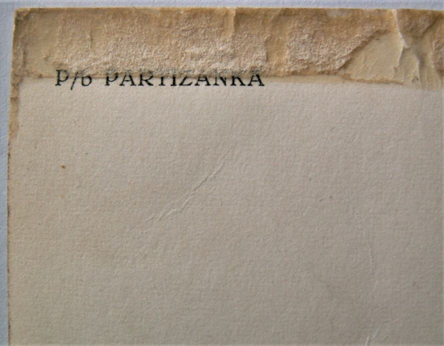 Parobrod PARTIZANKA Jadrolinija Rijeka Jugoturist221 Stara razglednica