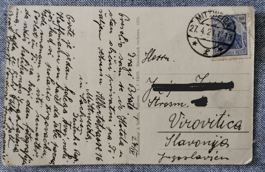 RAZGLEDNICA IZ 1921. GODINE