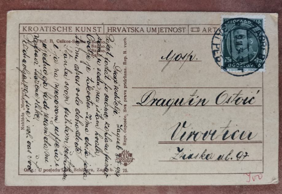 RAZGLEDNICA IZ 1934. GODINE