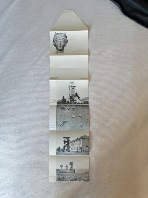 razglednica Ćele kula, logor u Nišu, Trebinje