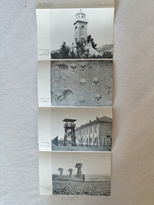 razglednica Ćele kula, logor u Nišu, Trebinje