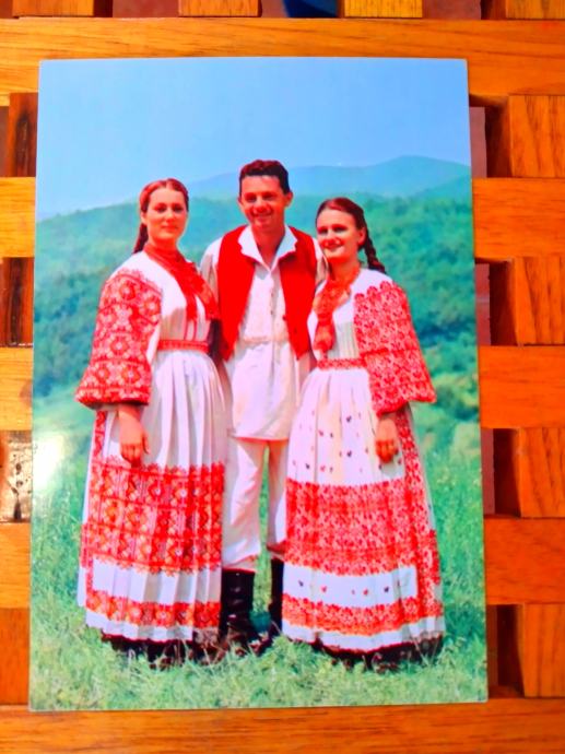 RAZGLEDNICA NARODNA NOŠNJA IZ POSAVINE, 70/80-TE