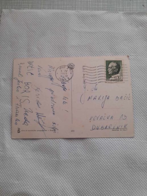 razglednica split 1969