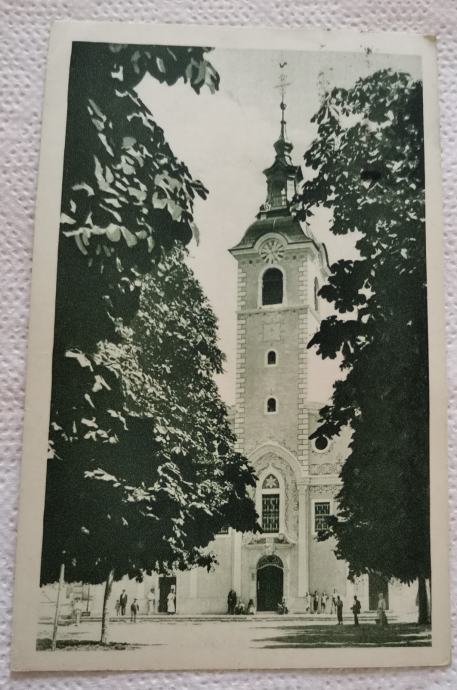 RAZGLEDNICA TRSAT-ZAVJETNA CRKVA BLAŽENE DJEVICE MARIJE-1948. godina