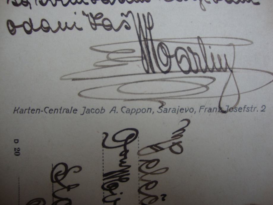 Sarajevo,Rudolfstrasse 1923.Karten-Centrale jacobA.Cappon-Dopisnica