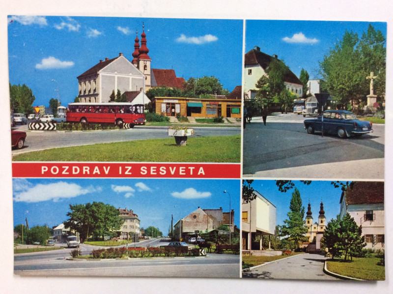 SESVETE STARA RAZGLEDNICA ZNAMENITOSTI 1975.