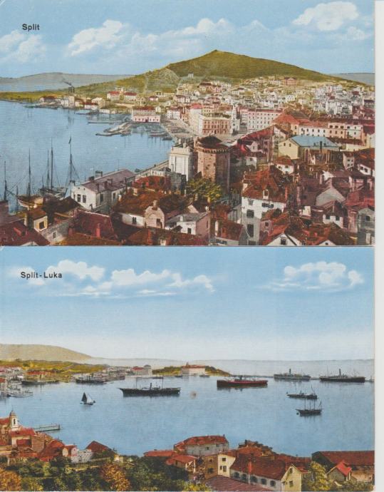 Split stare razglednice iz 30.godina LOT.11 kom. Komplet