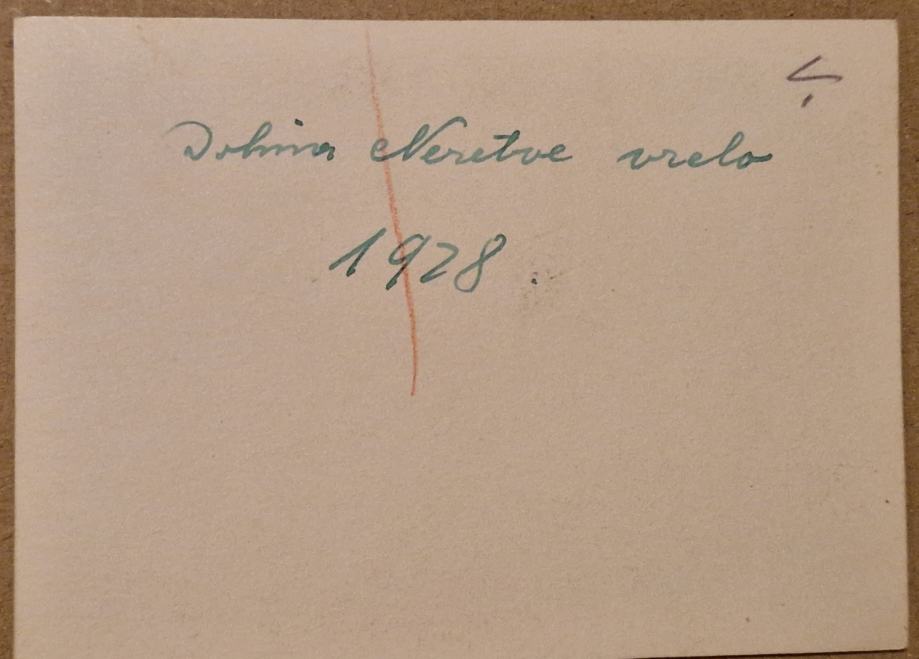 Stara fotografija Dolina Neretva Vrelo Oldtimer Stari auto 1928