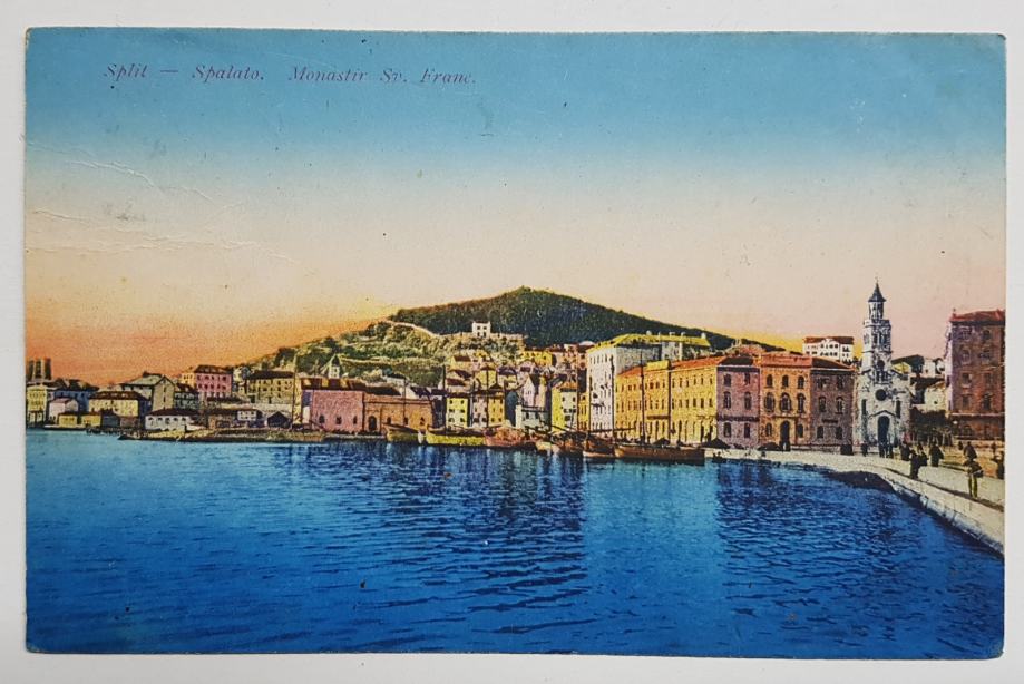 STARA RAZGLEDNICA SPLIT oko 1915. g.