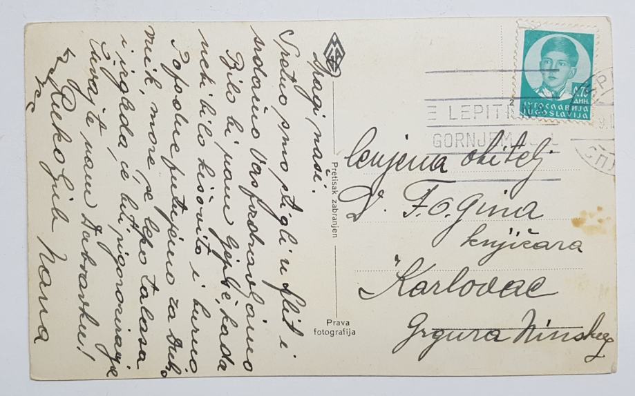 STARA RAZGLEDNICA, SPLIT, RIVA, 1935. g.