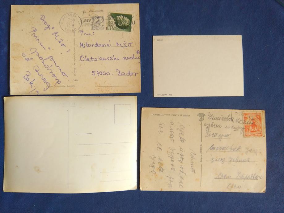 STARE RAZGLEDNICE (U BOJI I CRNO BIJELE) - SPLIT, 29 KOMADA