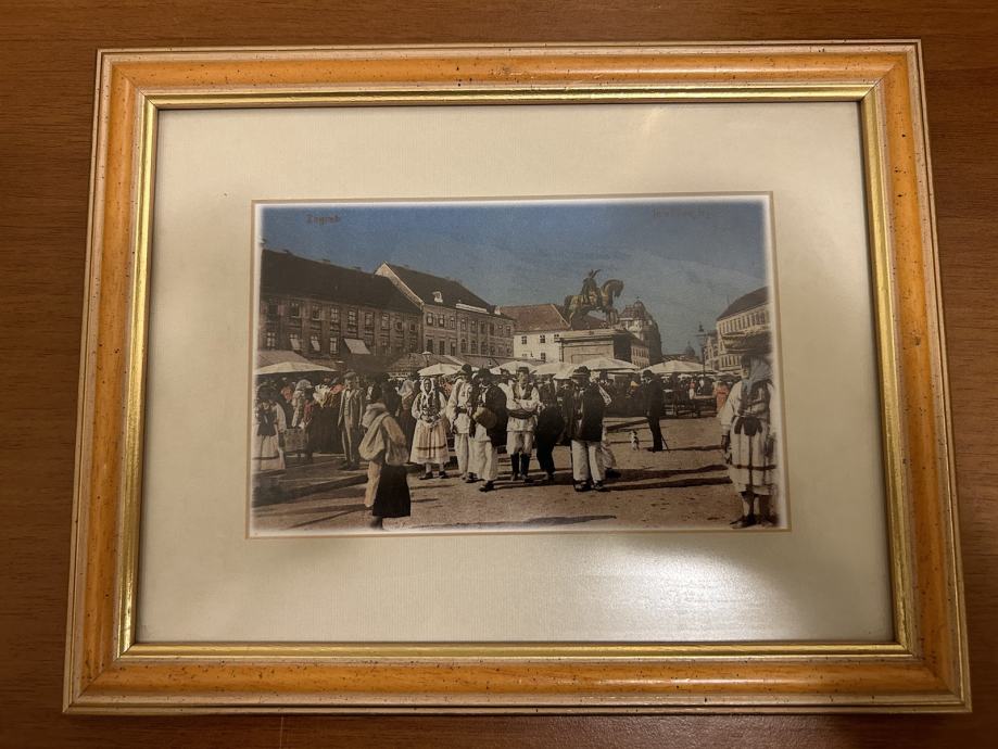 Stare razglednice Zagreba uokvirene