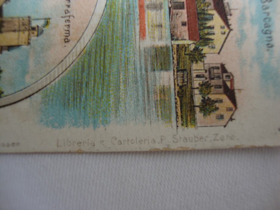 Zara old postcard 1896. - P.Stauber Zara - DOPISNICA Zadar -putovala