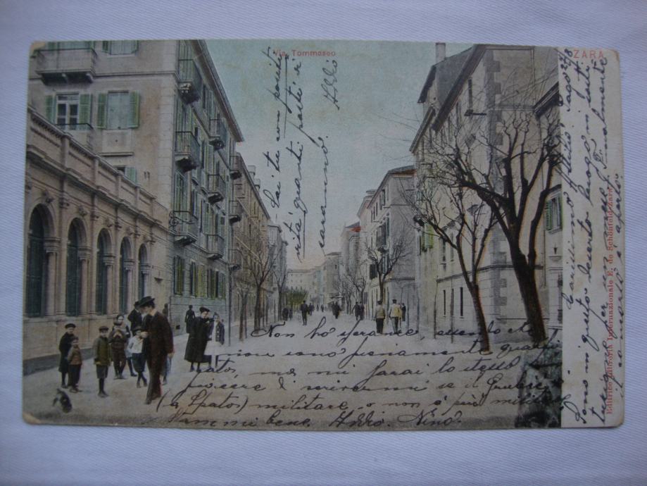 ZARA via Tomaseo ,postcard E.de Schonfeld - dopisnica ZADAR