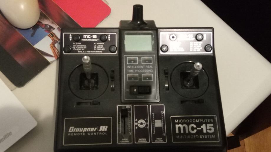 GRAUPNER MC15/35 Mhz , RC predajnik