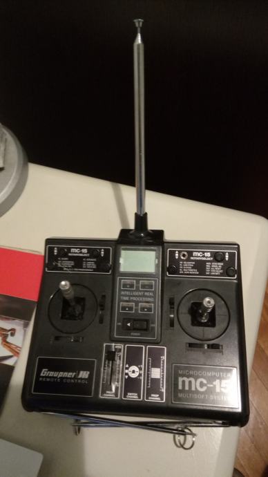 GRAUPNER MC15/35 Mhz , RC predajnik