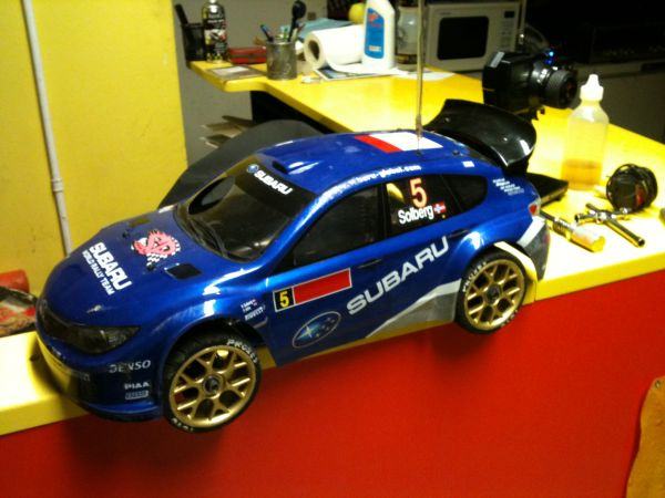 RC nitro Kyosho Subaru impreza wrc DRX 4x4 rallye set 1/8veličina