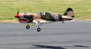 RC avion P-40 warhawk
