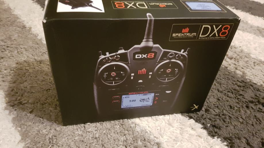 Spektrum DX8 Gen2 Transmitter Mode 2 DSMX stanica