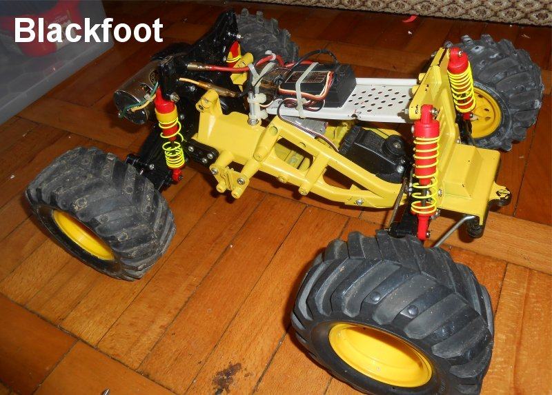 Tamiya Frog, Monster Bigfoot, Blackfoot, Bush Devil šasije više komada