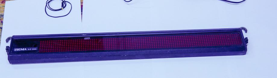 Reklamni Displej SIGMA AS226 tekst display LED