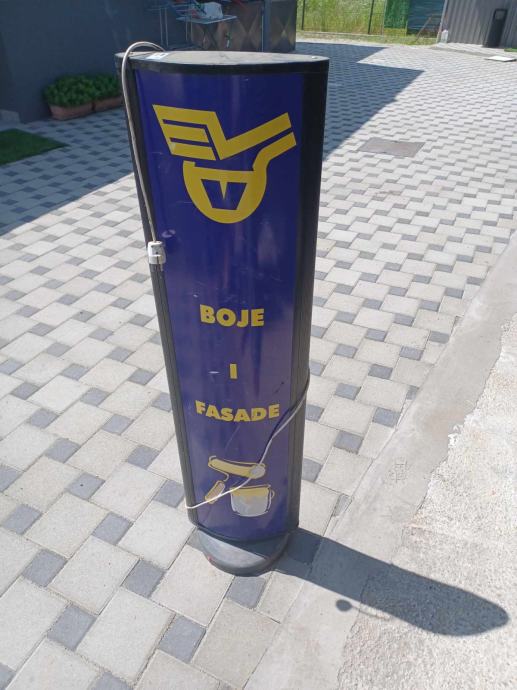 svjetleća samostojeća reklama(roto)137x38cm