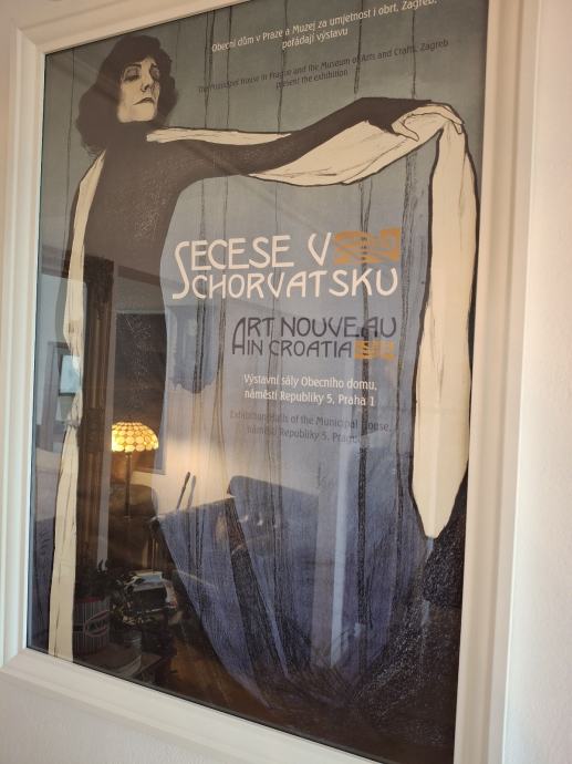 Uokvireni plakat Secesija u Hrvatskoj