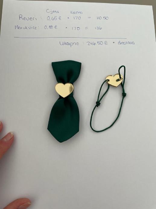 Narukvice i reveri za svadbu