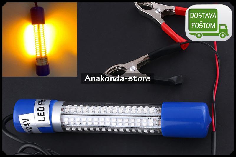LED Lampa za Lov na Ribu Podvodno Žuto Svjetlo Ribolov Lignjolov Feral