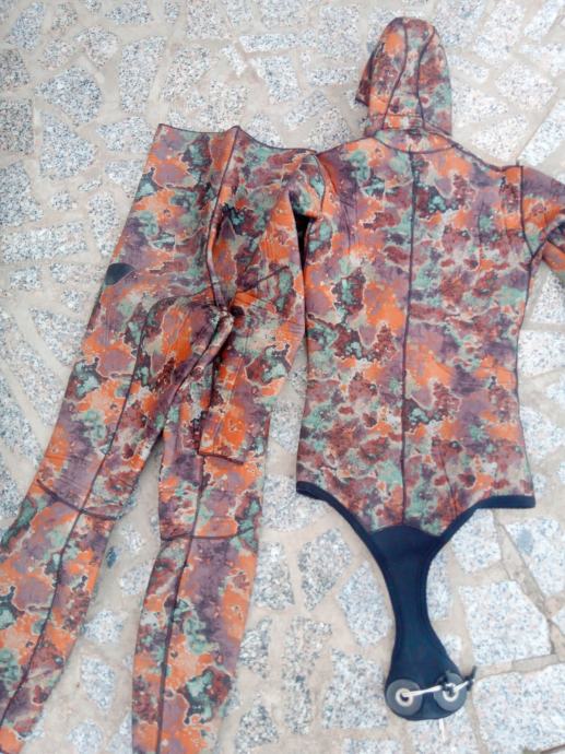 Ronilačko odijelo maskirno IDRA SUB