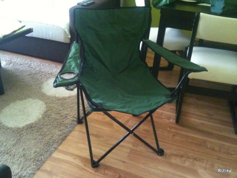 Stolica sklopiva sa naslonom Kamp - ribicka oprema