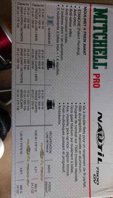 Mitchell Nautil PRO 7500 u kompletu